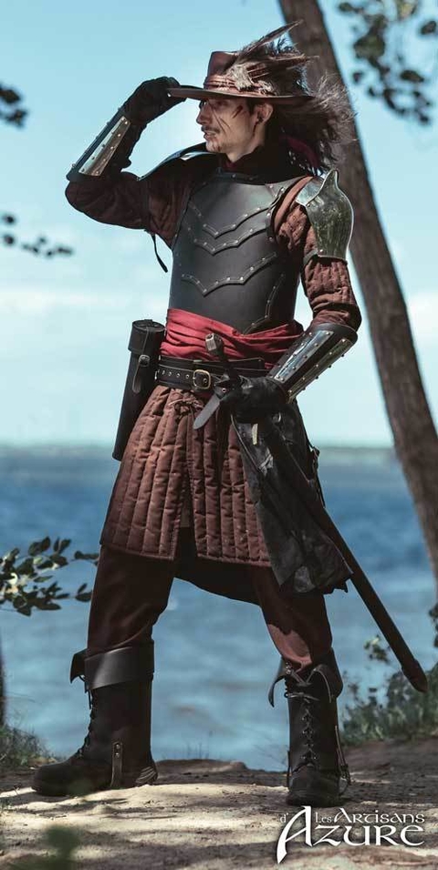 Medieval Mercenary Armor Leather Armour With Shoulders Mercenary